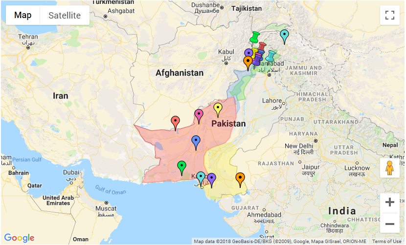 Machinery Deployment Map – Pakistan Stone Development Company